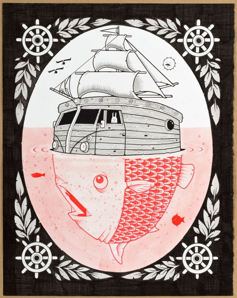 Le illustrazioni dello skater e street artist Jeremy Fish | Collater.al