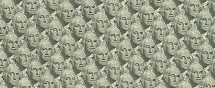 Mark Wagner - Collage realizzati con banconote da un dollaro