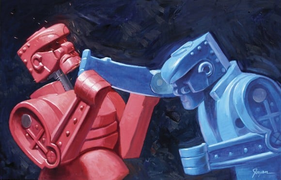 Eric Joyner - Rock em Sock em Robots | Collater.al