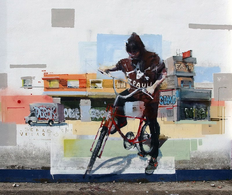 The Painterly Street Art of Sebas Velasco | Collater.al