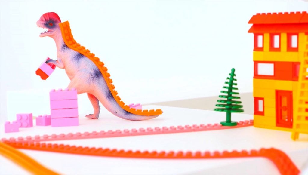 Nimuno Loops, a Lego compatible tape | Collater.al