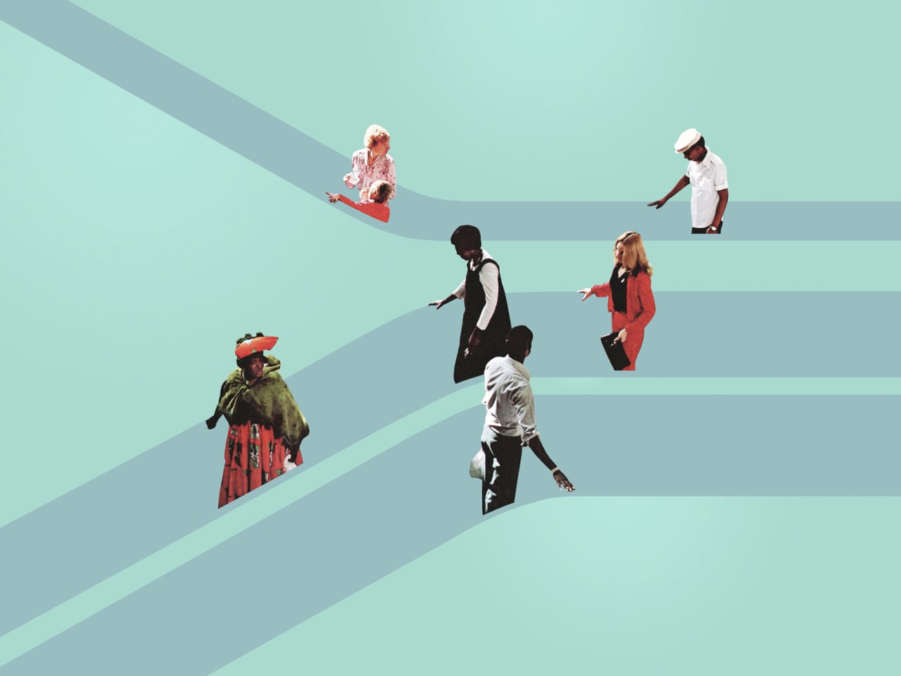 Plan your escape, i collage digitali di David Delruelle | Collater.al