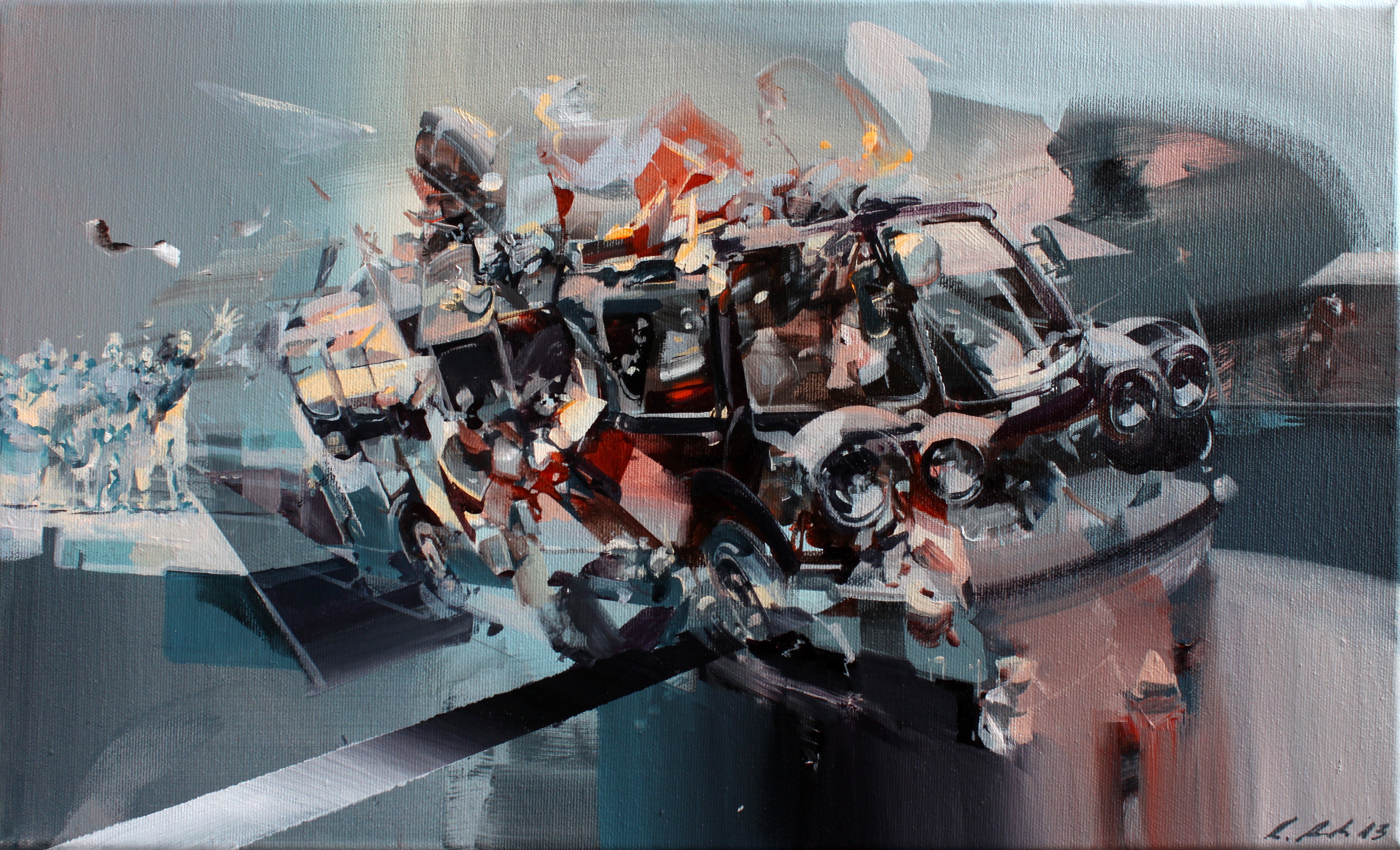 At the border between fine art and urban art with Robert Proch's canvas ...