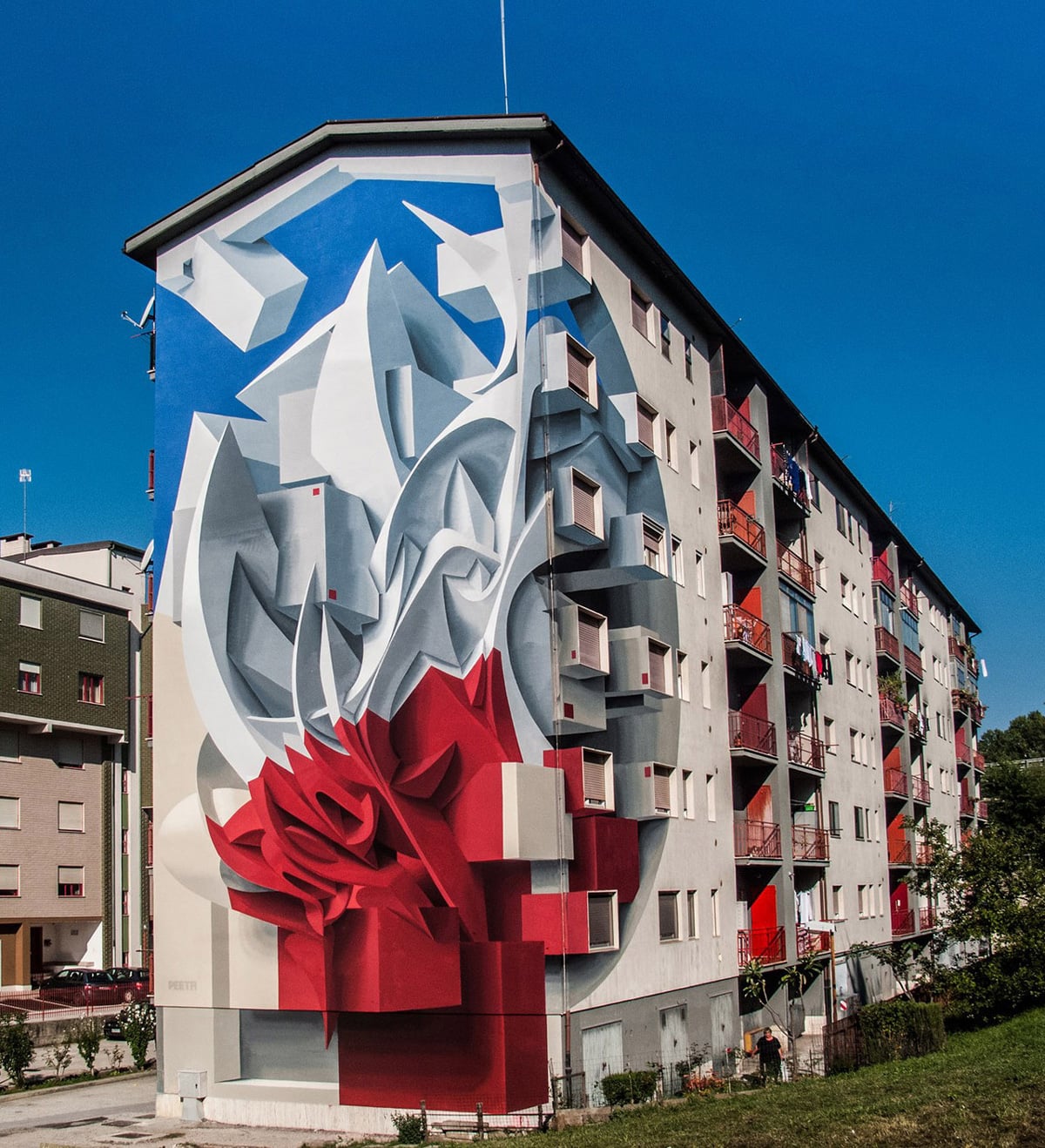 The new three-dimensional murals of Peeta | Collater.al