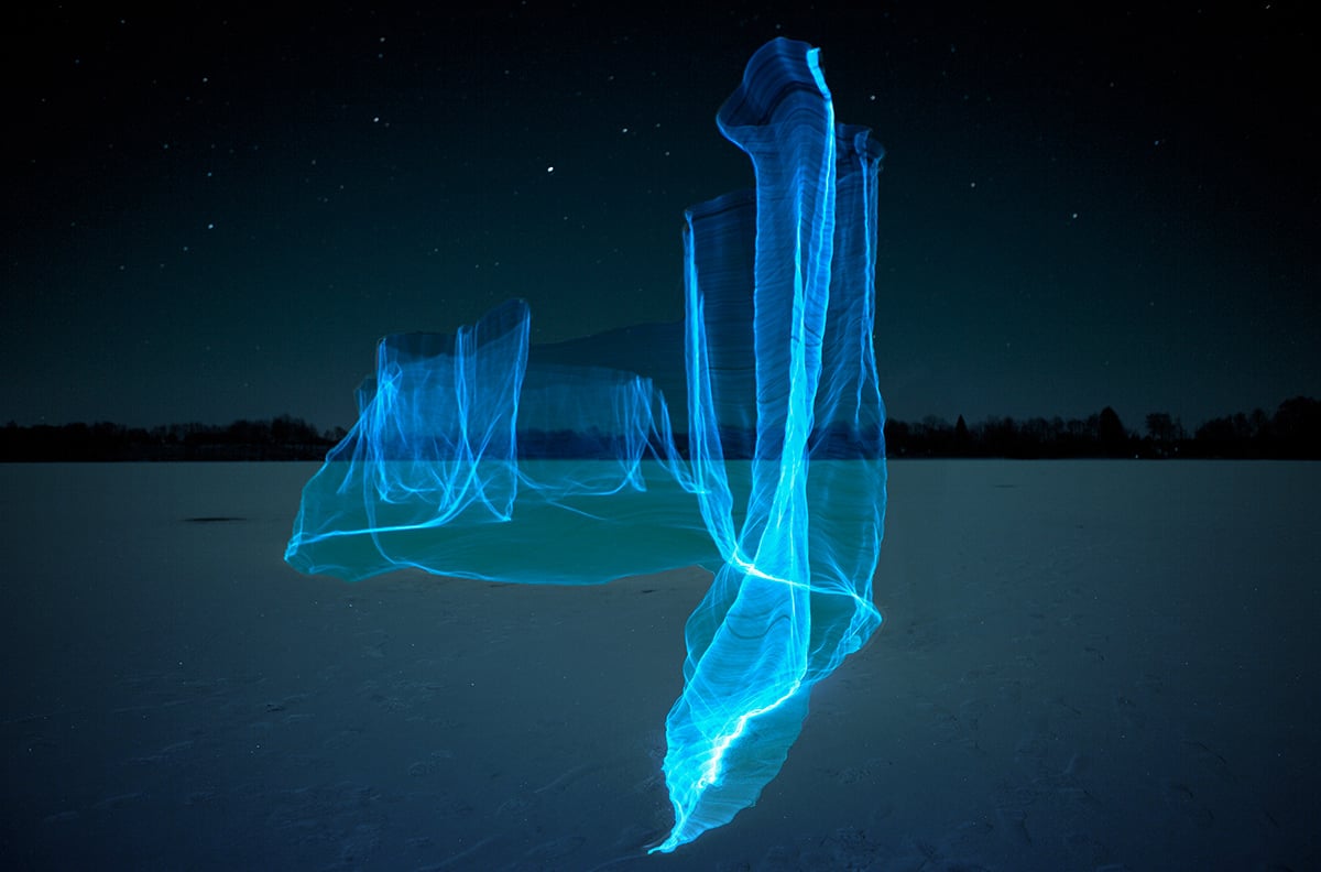 Gone Fishing, Andrius Labasauskas' light sculptures | Collater.al