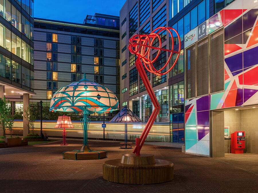 The Manchester Lamps, the installation that tells the history of the ...