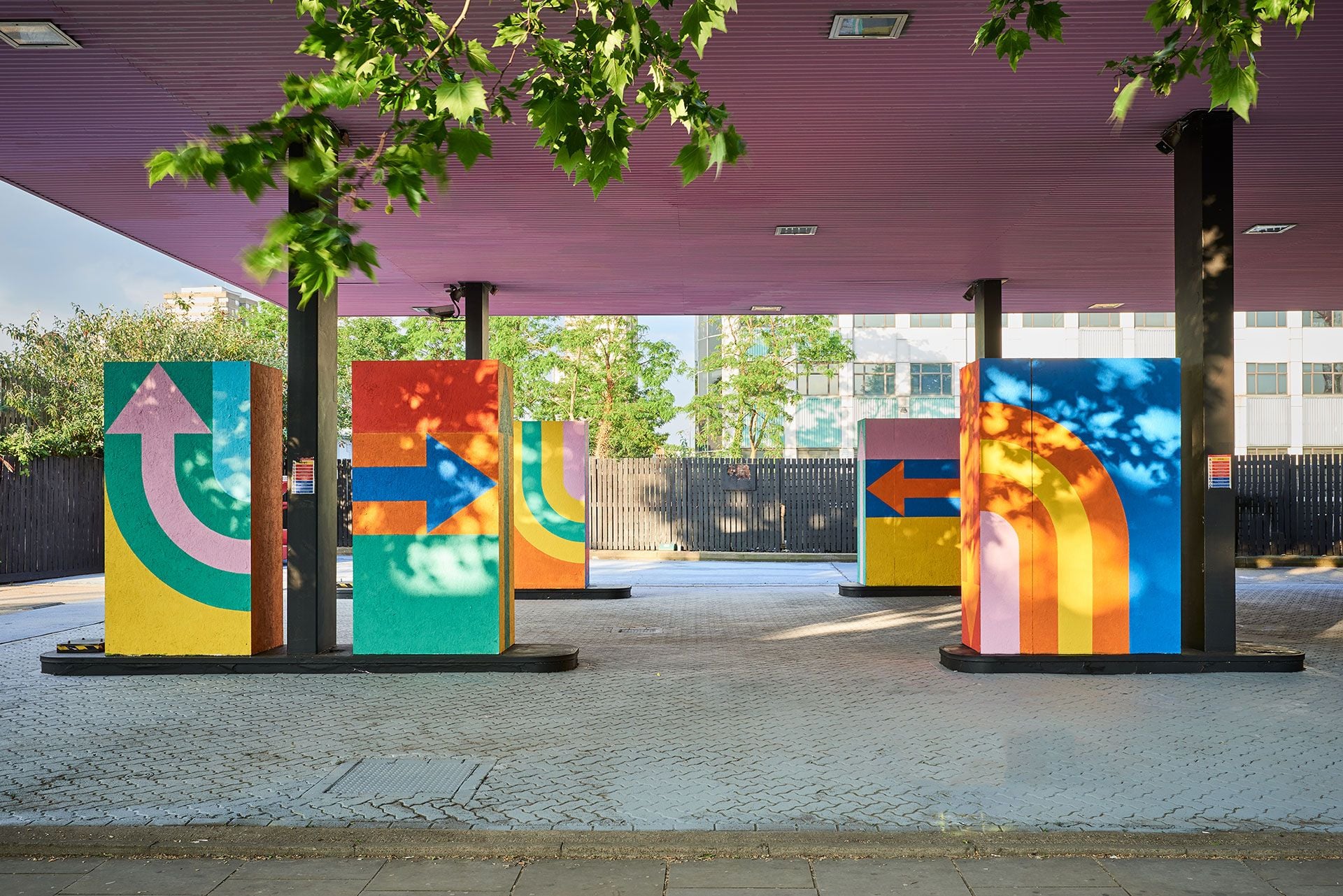 Craig Redman and Karl Maier restyled a service station | Collater.al