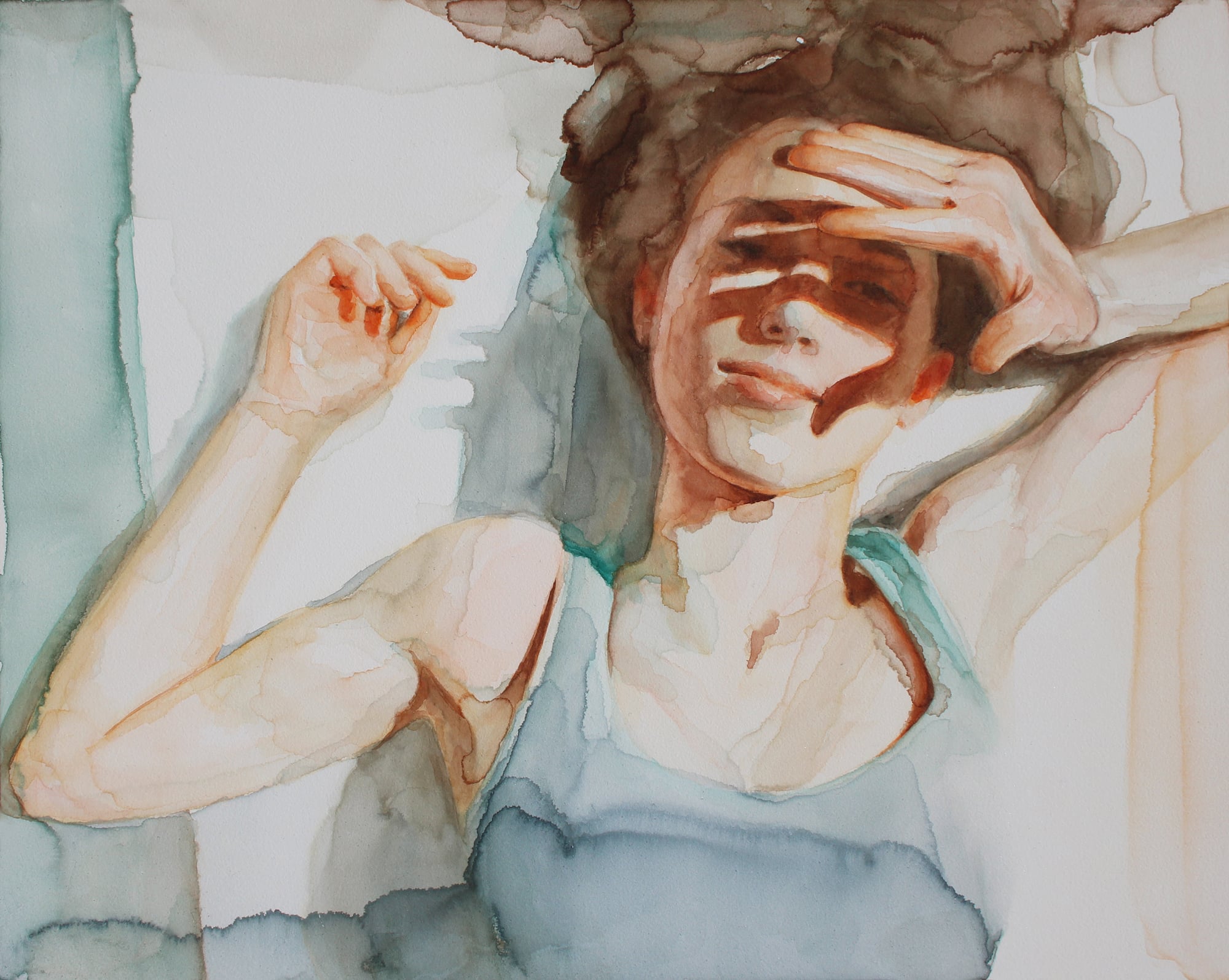 The one of a kind watercolors of Ali Cavanaugh are modern frescoes ...