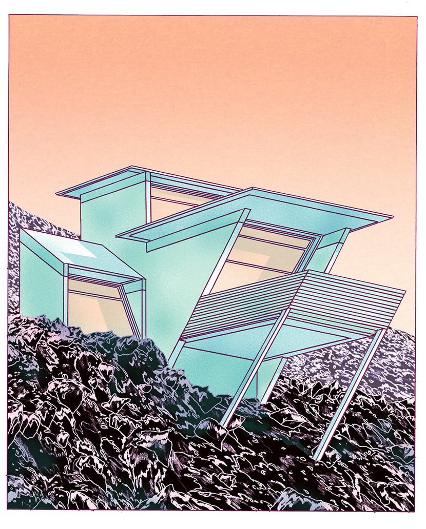 Comic book artist Liam Cobb and his architectural illustrations ...