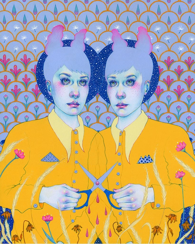 The mystical charm of the girls portrayed by Natalie Foss | Collater.al