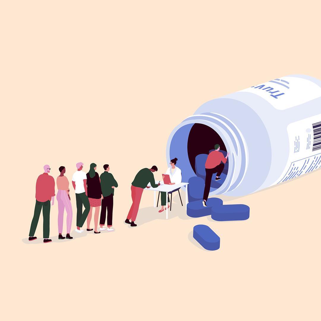 Everyday life in Alice Mollon's illustrations | Collater.al