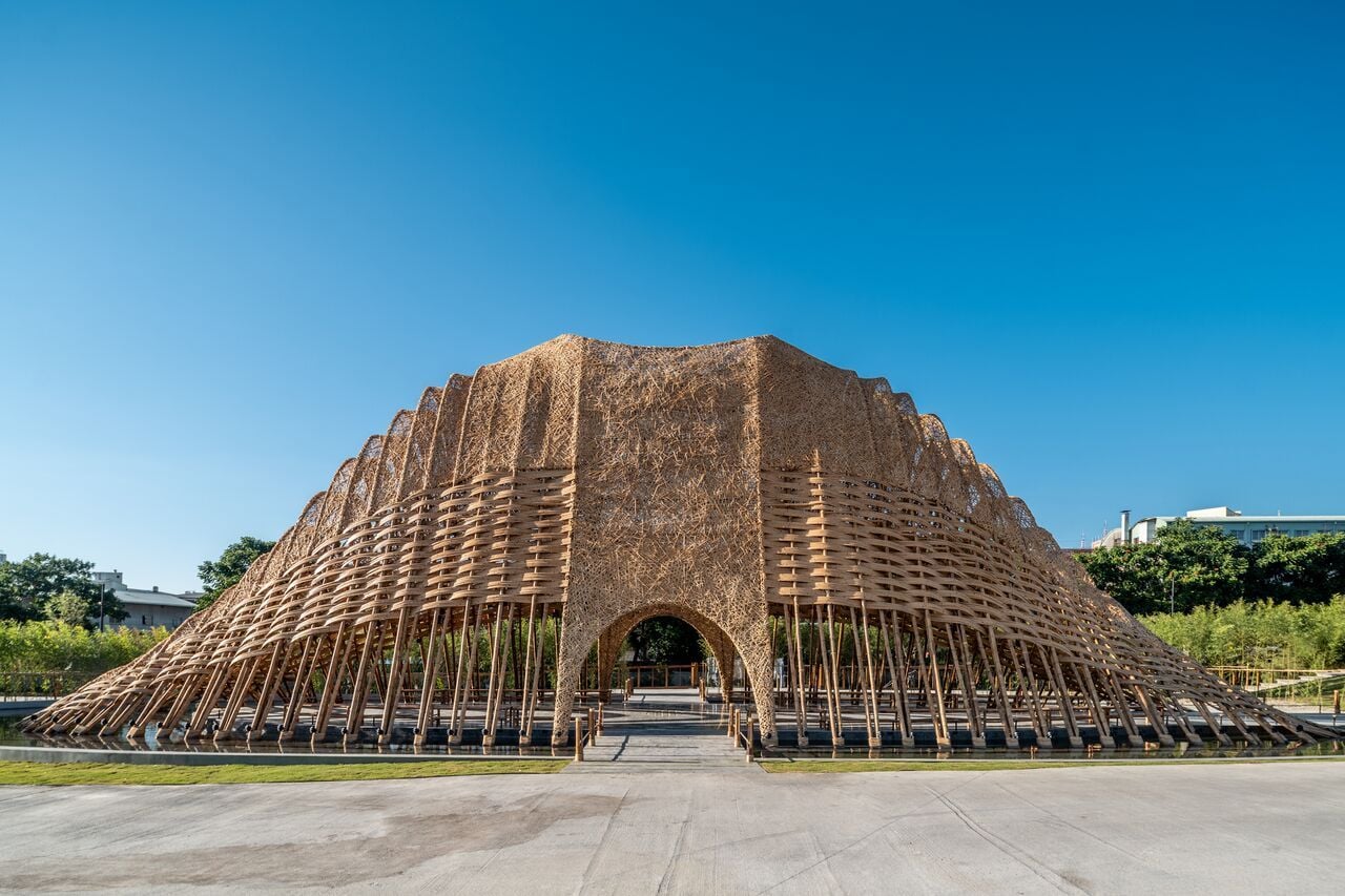 The Bamboo Pavilion by ZUO, where architecture meets nature | Collater.al