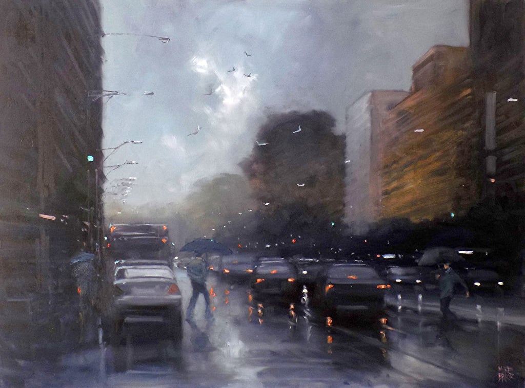 Mike Barr trasforma la città in un quadro impressionista | Collater.al