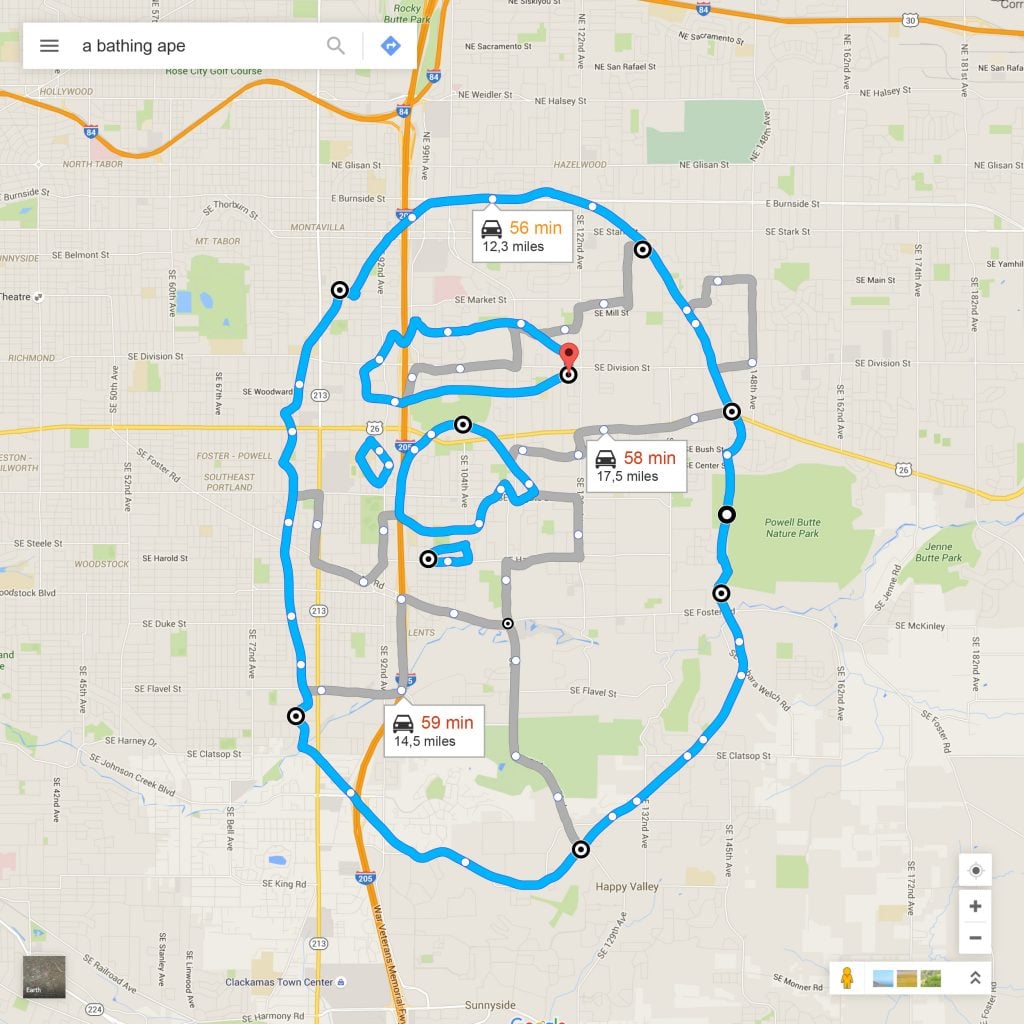Branded Cities, the streetwear brand logos redesigned on Google Maps ...