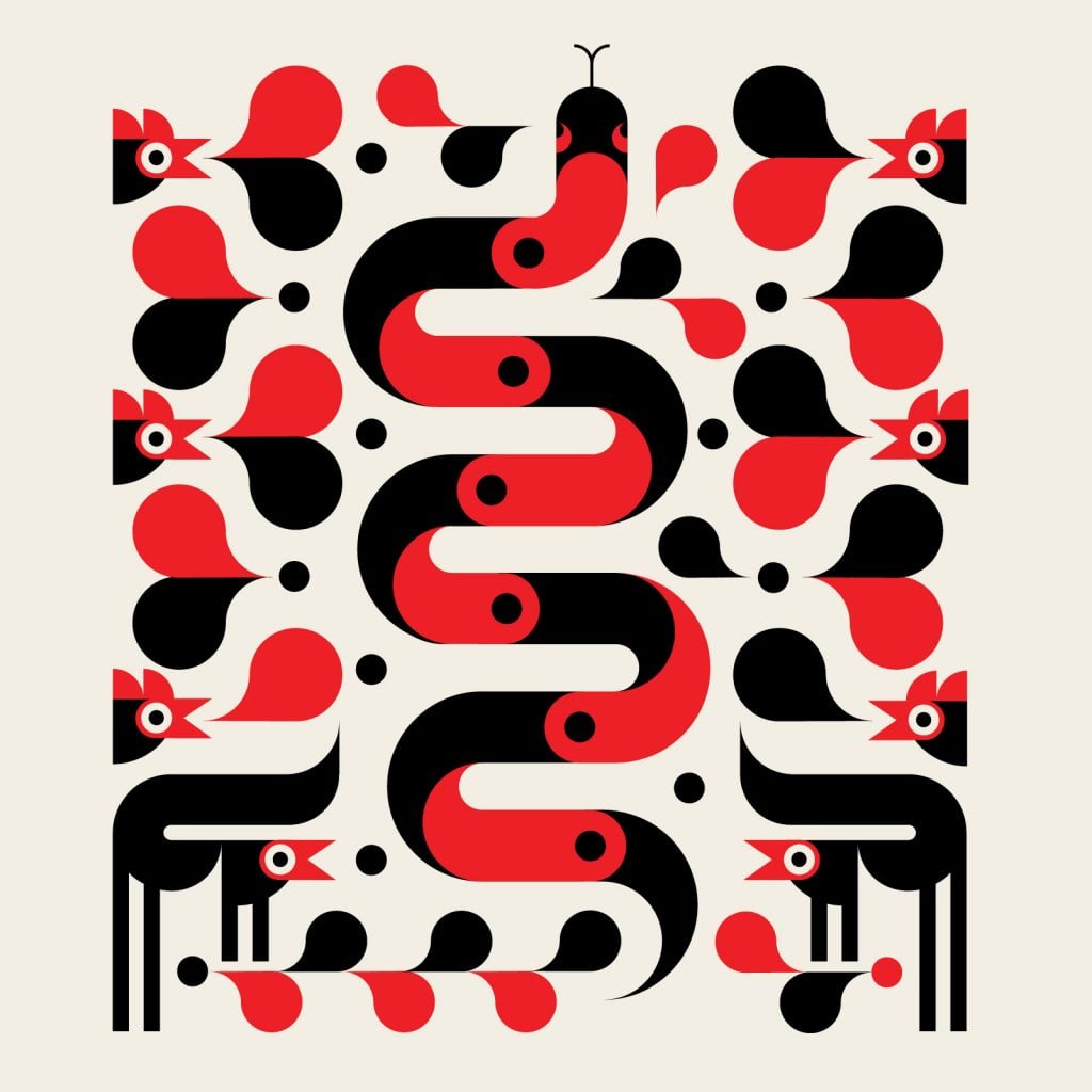 Animals Strike Curious Poses, the stylized animals by TRÜF | Collater.al