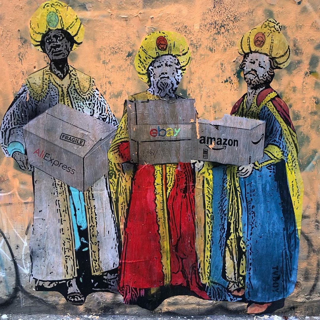 TVBOY wishes us Merry Christmas with 3 new murals | Collater.al