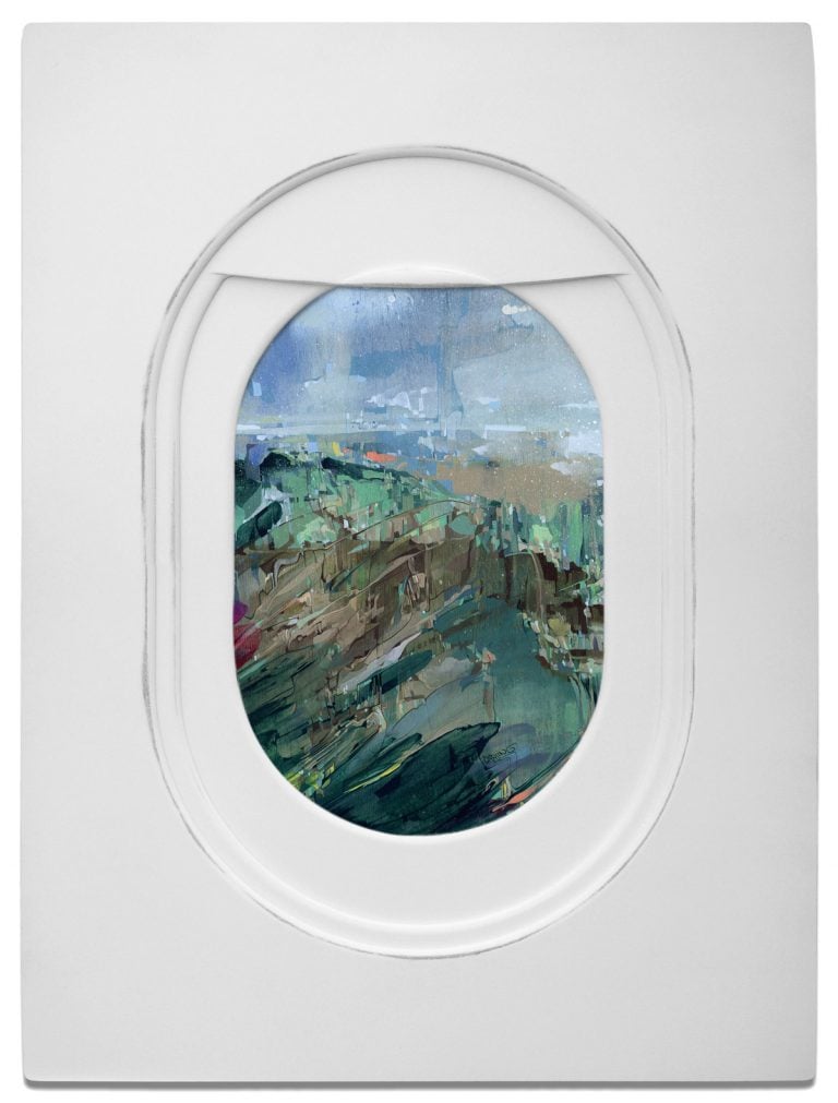 Windows, i finestrini degli aerei nei dipinti di Jim Darling | Collater.al