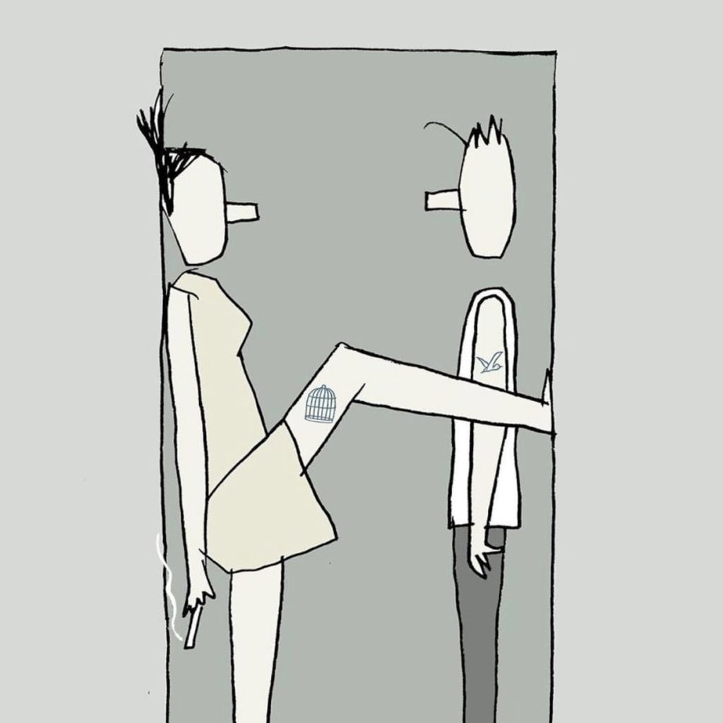 Feelings and moods in Yuval Robichek's illustration | Collater.al