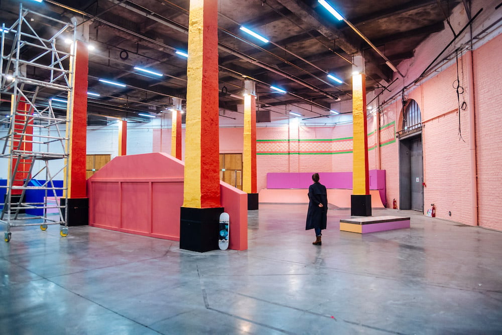 The colorful skatepark designed by Yinka Ilori in Lille | Collater.al