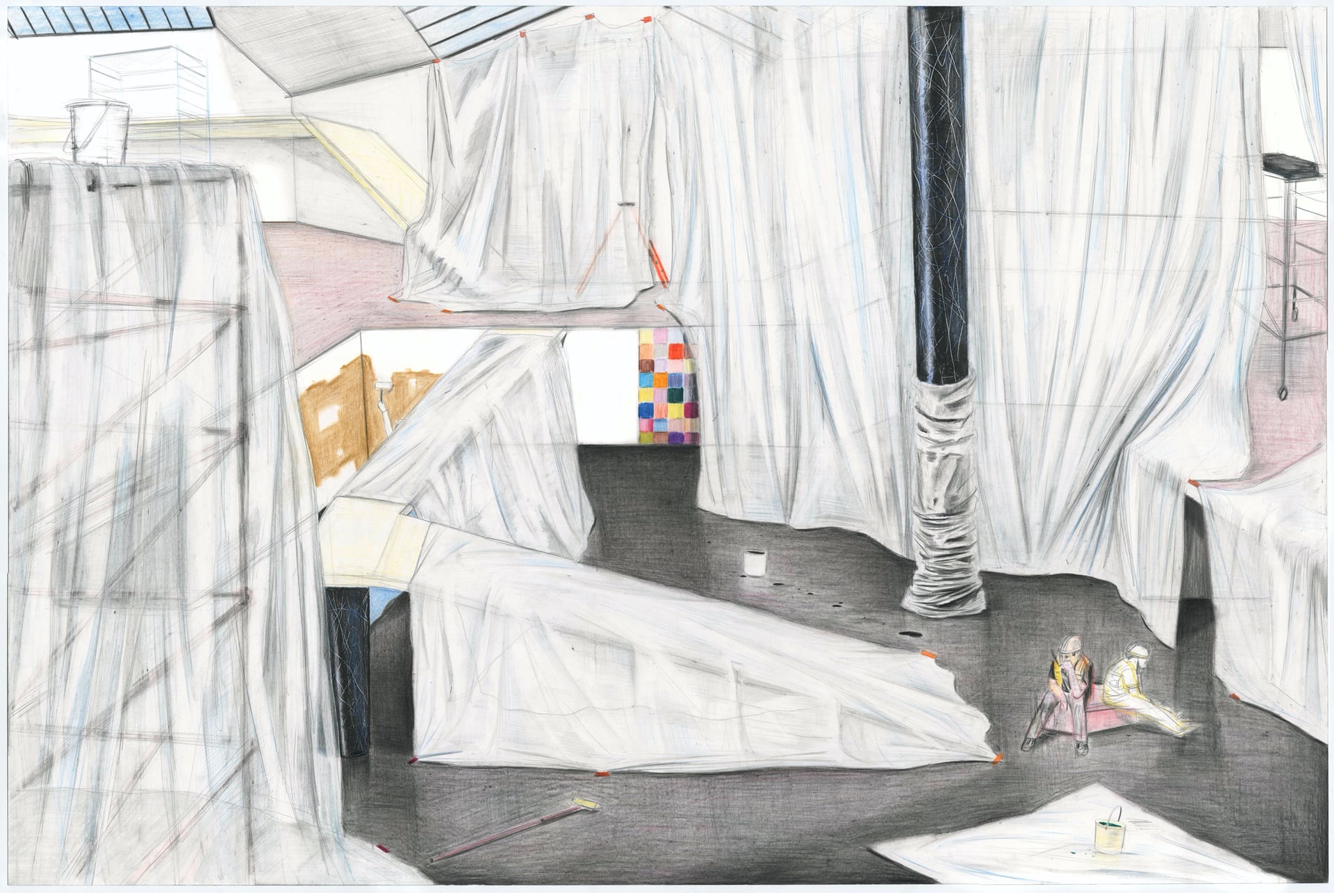 Yann Kebbi illustrates his imaginary museum | Collater.al