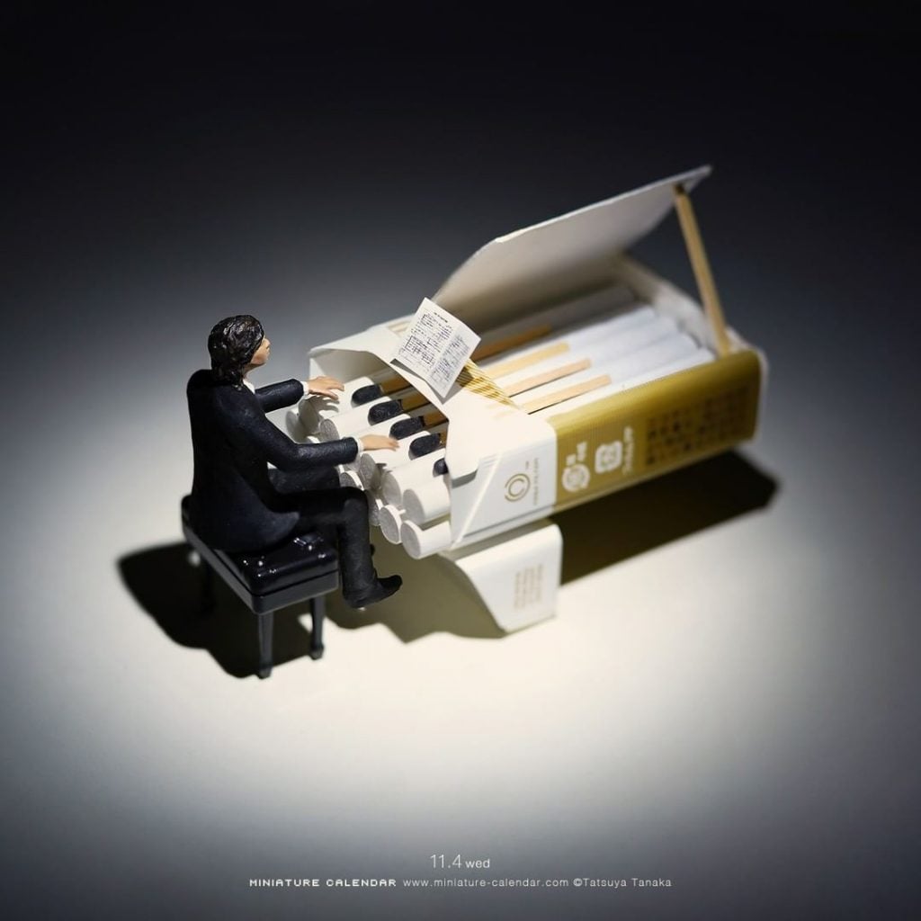 MINIATURE CALENDAR and dioramas by Tatsuya Tanaka | Collater.al
