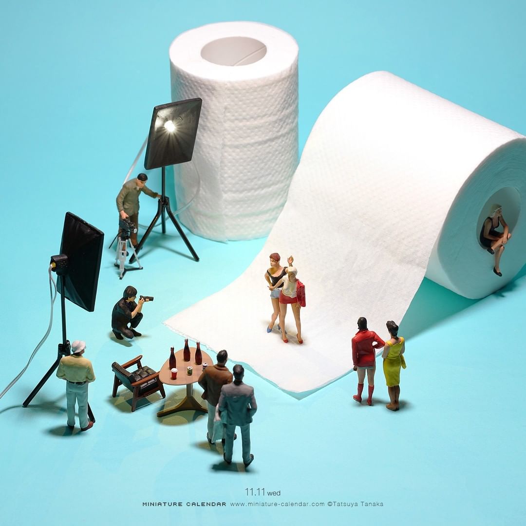 MINIATURE CALENDAR and dioramas by Tatsuya Tanaka | Collater.al
