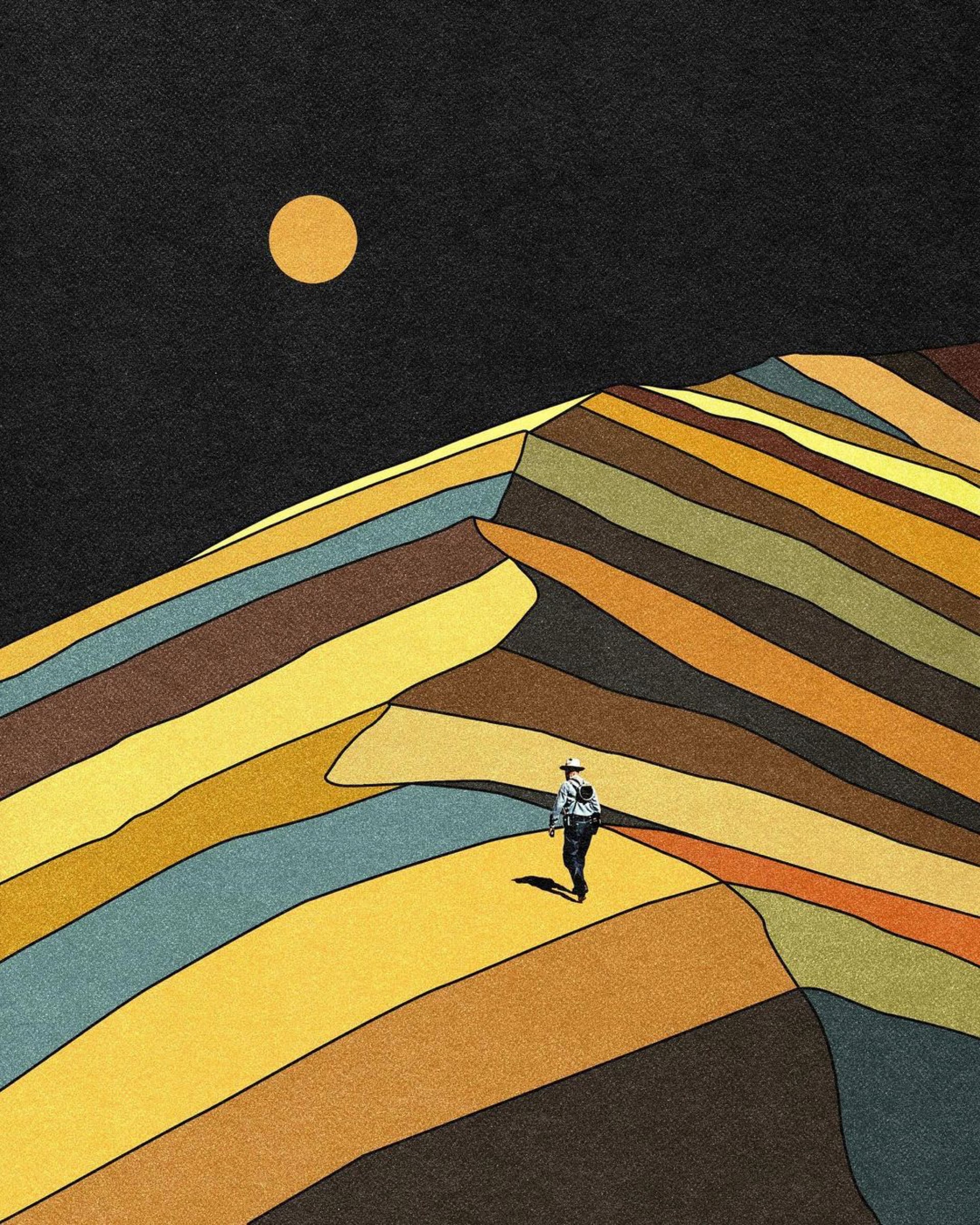 Jesse Stone and his digital and multicoloured collages | Collater.al