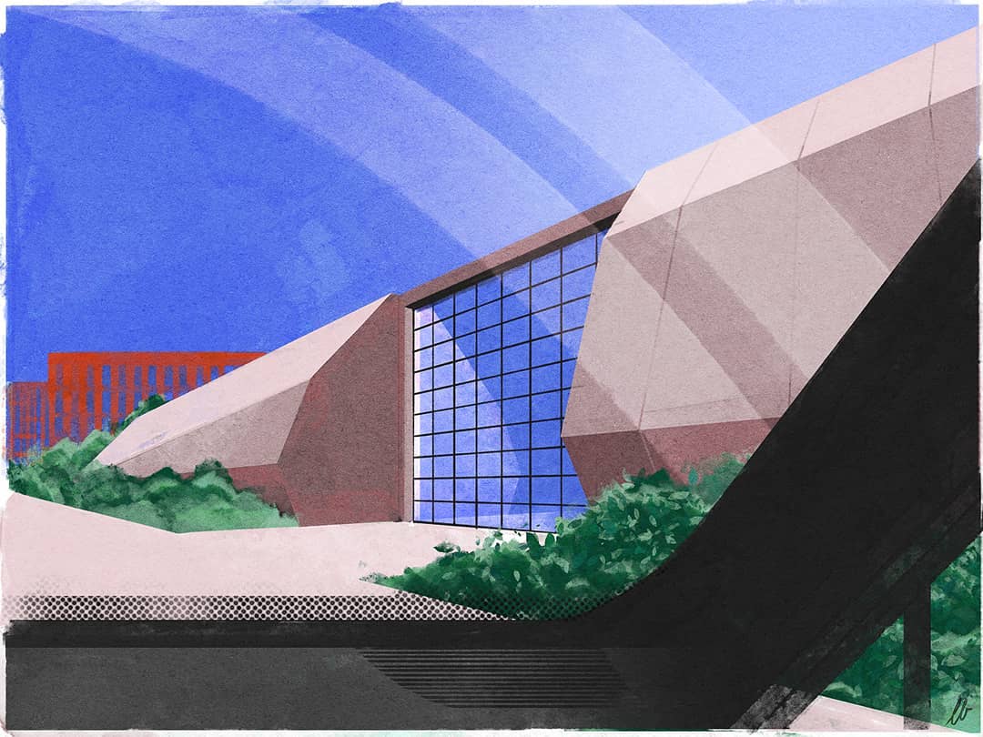 Architecture and illustration, the creations of Leonie Bos | Collater.al