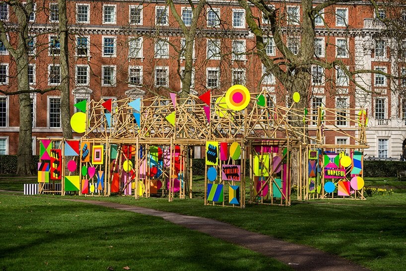 "See through", Morag Myerscough's installation in London | Collater.al