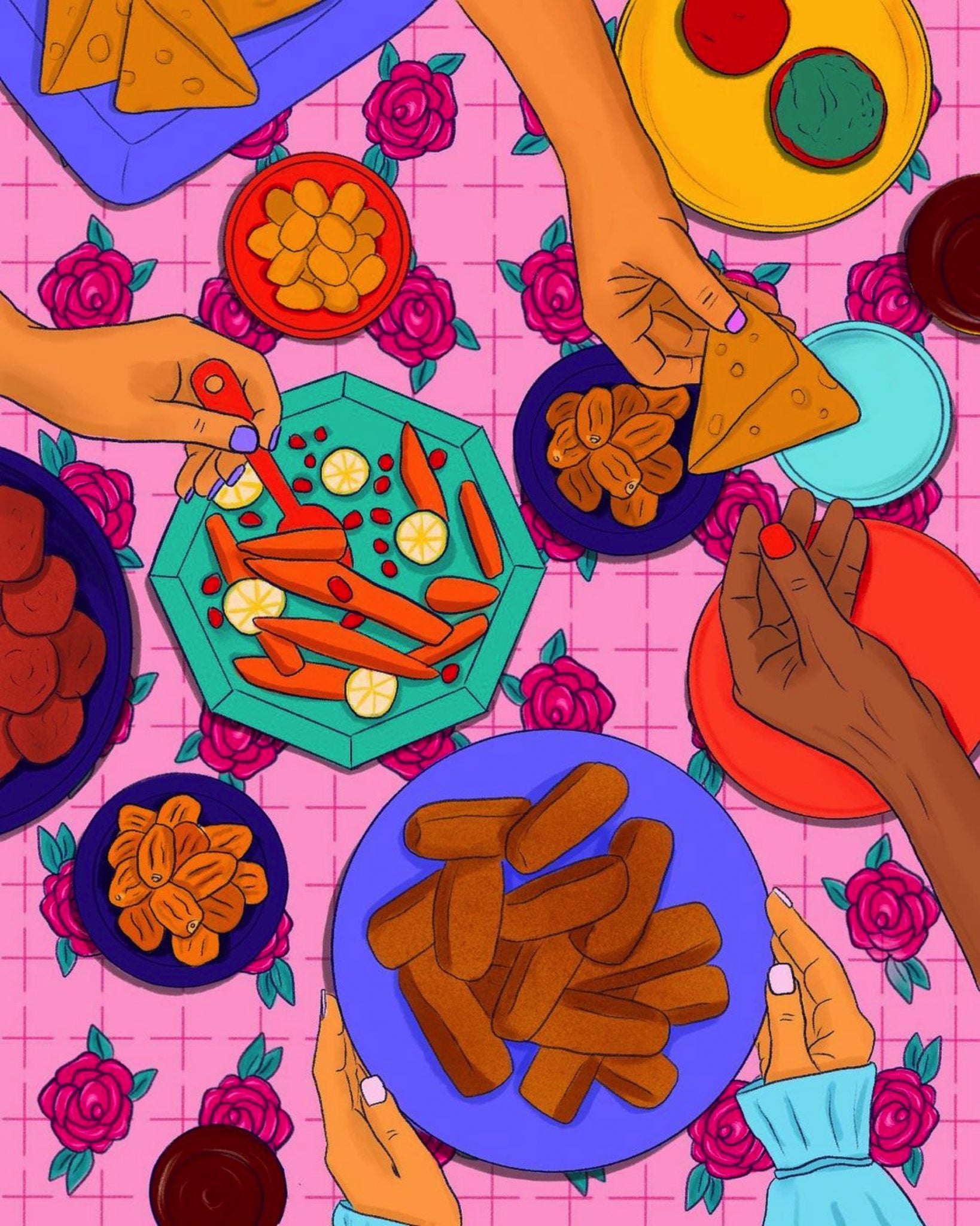 Hala AlAbbasi's illustrations to celebrate Ramadan | Collater.al