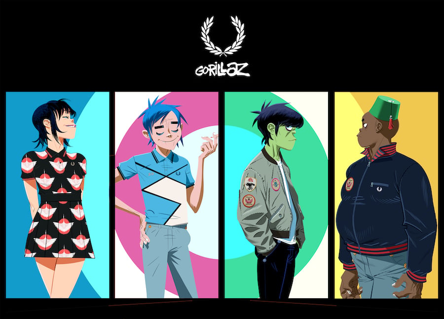 The Fred Perry x Gorillaz capsule collection - Collateral