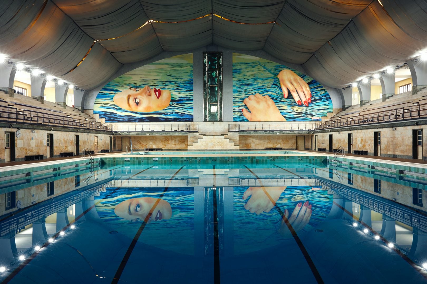 BE WATER, the mural by TOILETPAPER for the Fuorisalone | Collater.al