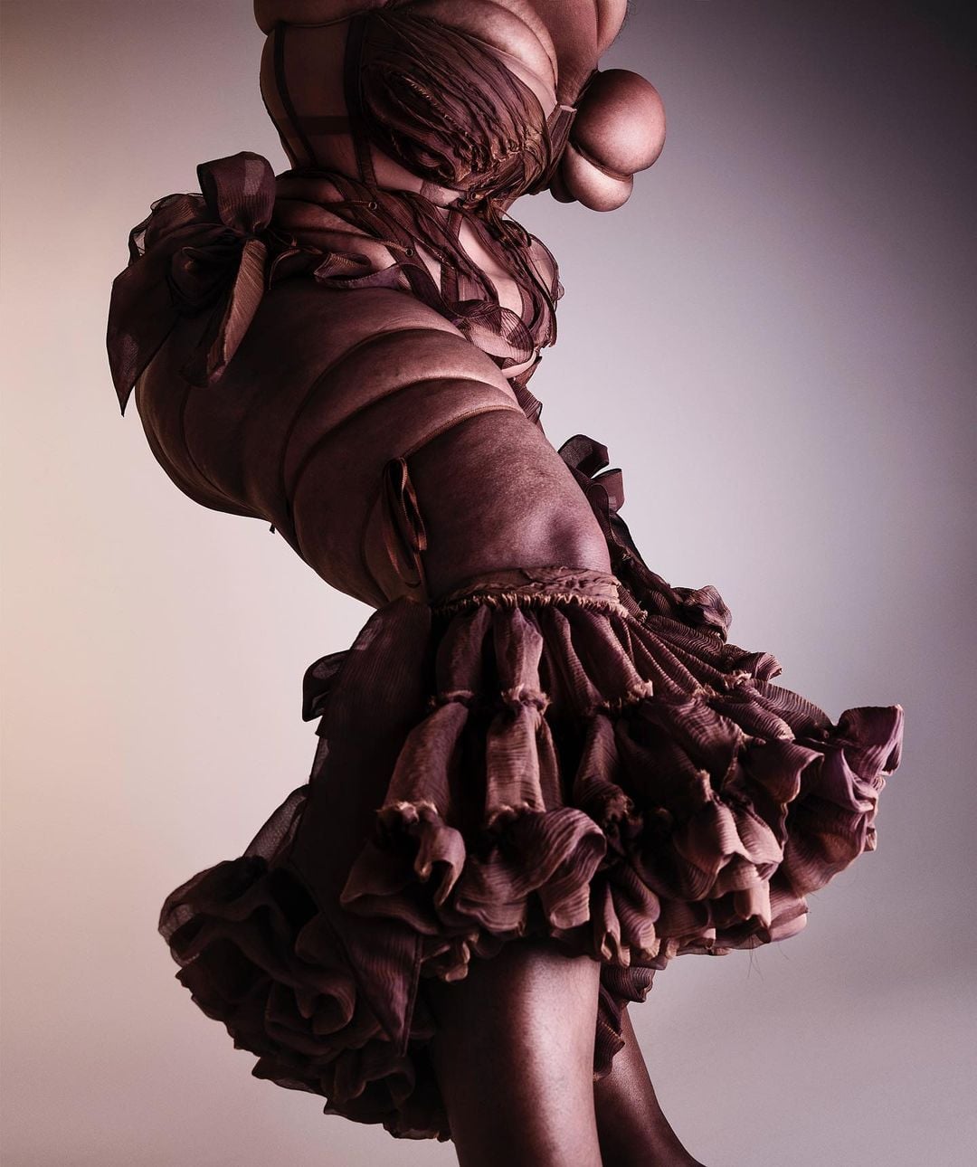 The corset as a symbol of Body Positivity for Michaela Stark | Collater.al