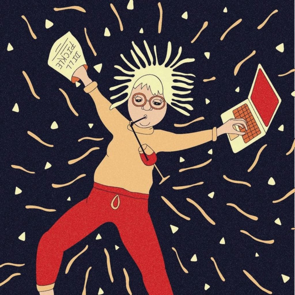 Pleasure Paradox, positive thoughts nicely illustrated | Collater.al