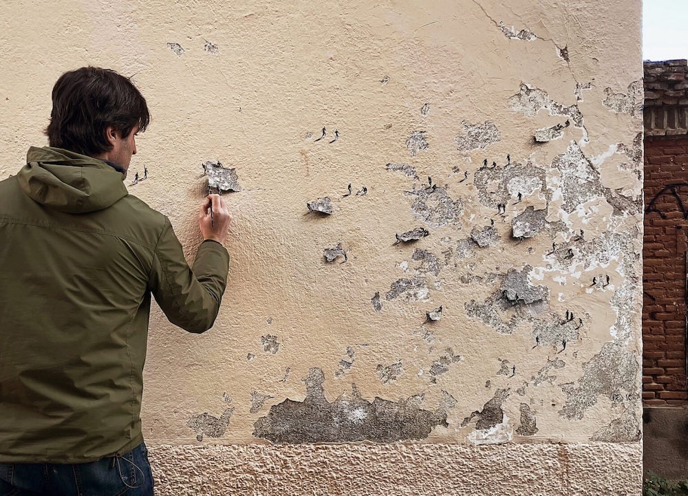 Pejac's new artwork that describes Madrid | Collater.al