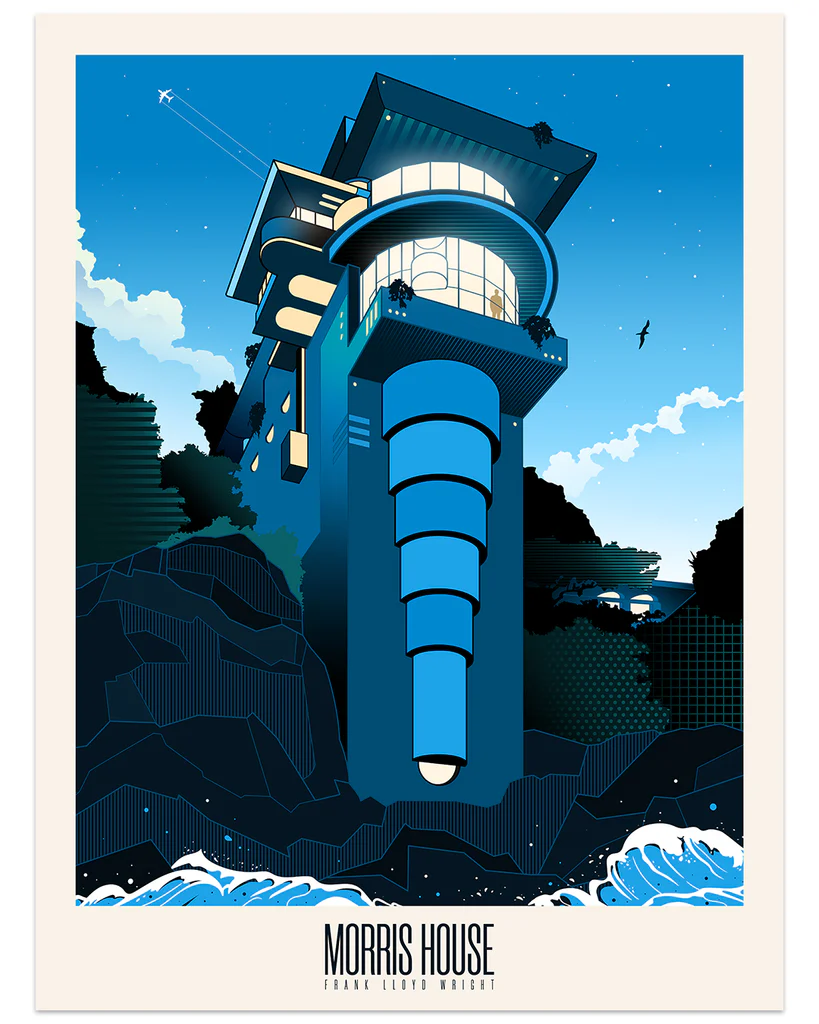 All Frank Lloyd Wright illustrated | Collater.al