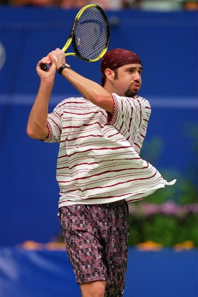 Andre Agassi Changed the Way Players Dress on the Tennis Court ...