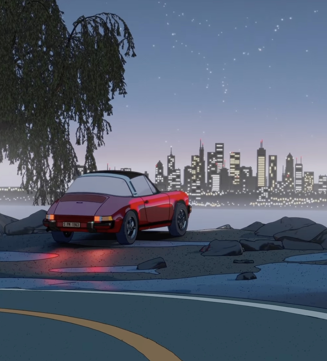Porsche Wraps Up the Year with a Hand-Drawn Animation | Collater.al