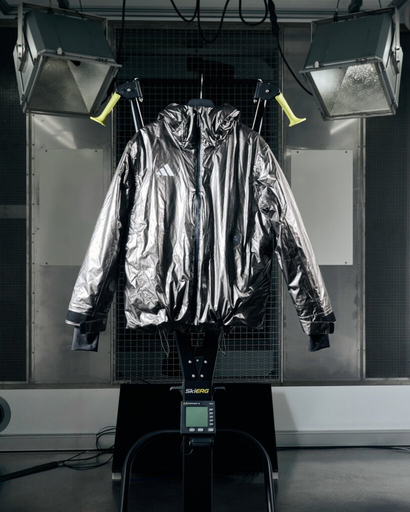 The adidas tracksuit that warms athletes from the inside | Collater.al