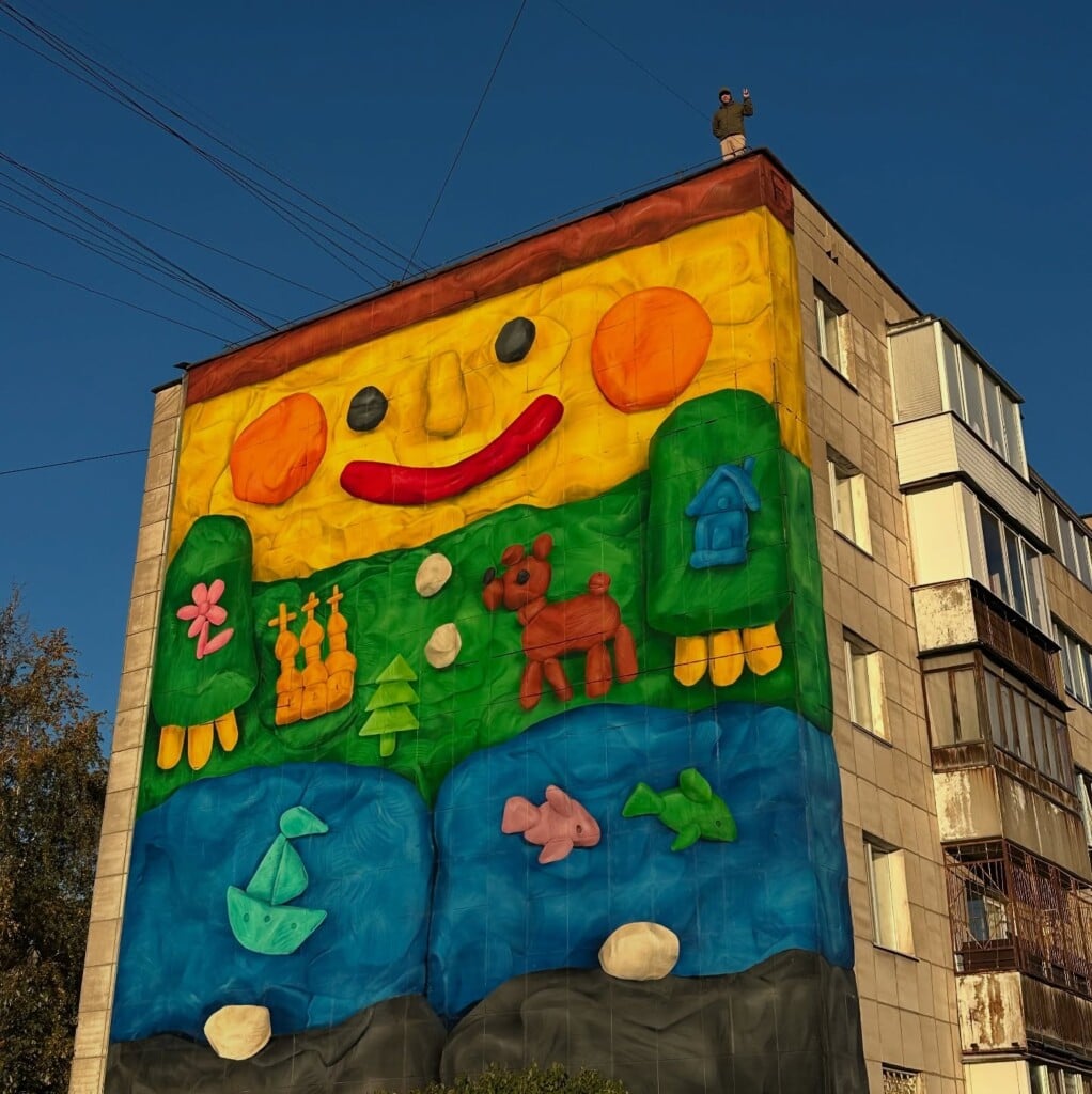 The street art of Timur Fork looks like it’s made of plasticine ...