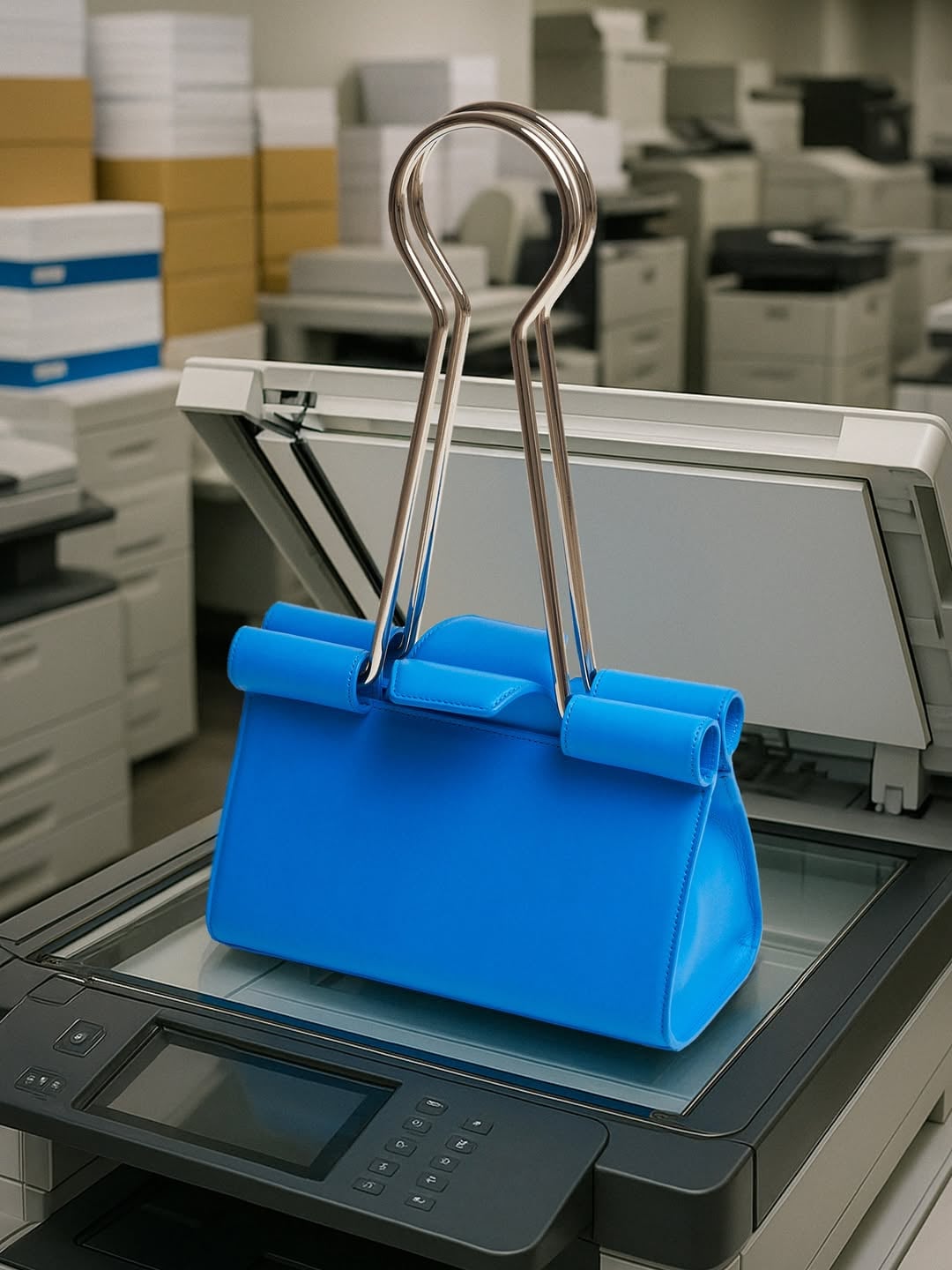 Clip Bag: dal cassetto della scrivania a borsa | Collater.al