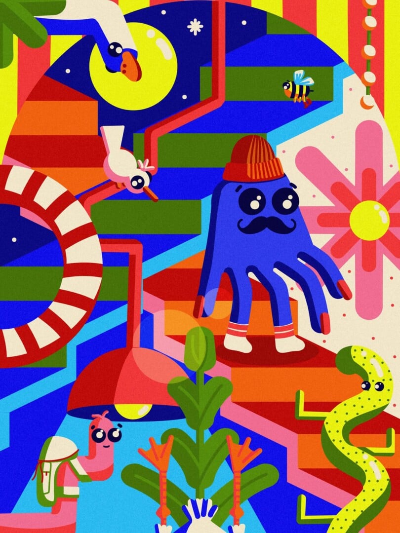 Le geometrie coloratissime delle illustrazioni di Daniel Chimal ...