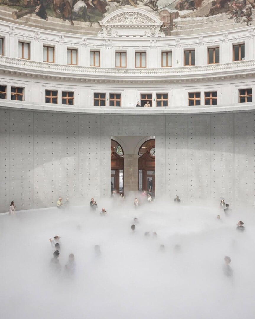 Fujiko Nakaya Turns the Bourse de Commerce into a Fog Sculpture ...